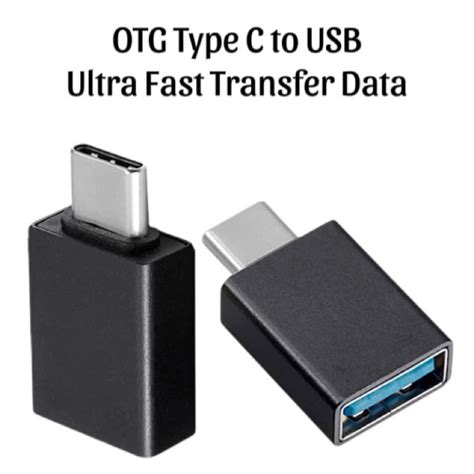 Jual Converter Tipe C Otg Non Kabel Usb Type C Tipe C Connector To Normal Usb Port