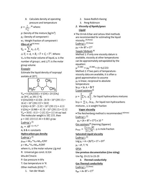 Process Engineering Calculations Part 1 151 Pdf Liquids Density