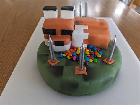 I Am Proud Of My Fox Lodge Minecraft Lego Cake Rminecraft