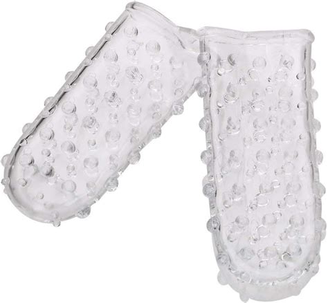 Amazon 指サック 2点セット クリア 手マン Gスポット クリトリス アナル 刺激情趣グッズ オナニー 潮吹き 乳首開発 男女兼用 シリコン イボイボ刺激 Sm 大人のおもちゃ