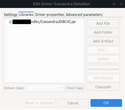Connect To Cassandra Using Dbeaver Community And Jdbc Driver Traceback El Arte Y La Ciencia
