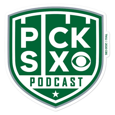 Pick Six Podcast Gestanzter Aufkleber Paramount Shop