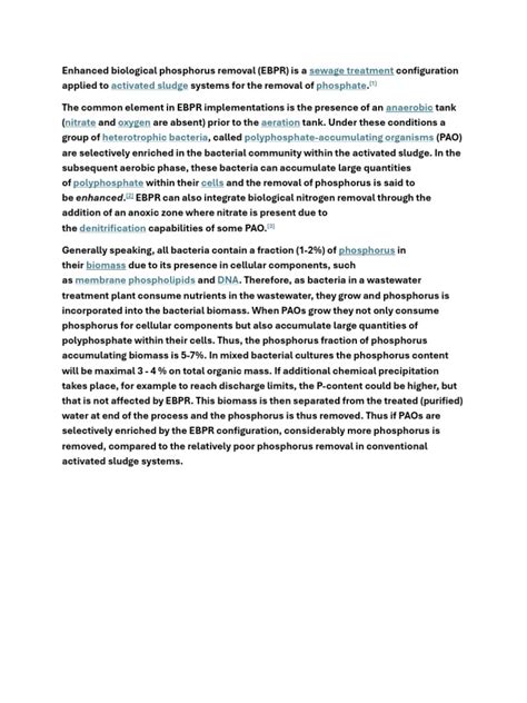 Enhanced Phosphorus Removal In Ebpr Pdf