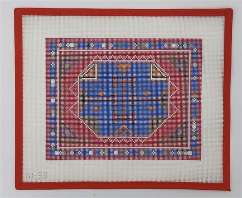 Lils Aztec Clutch Three Palms Needlework