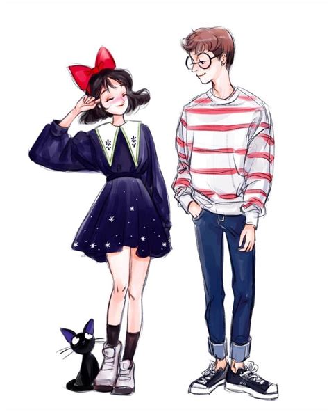 Kiki S Delivery Service Kiki And Tombo By Felice Xu Studio Ghibli Movies Studio Ghibli Art