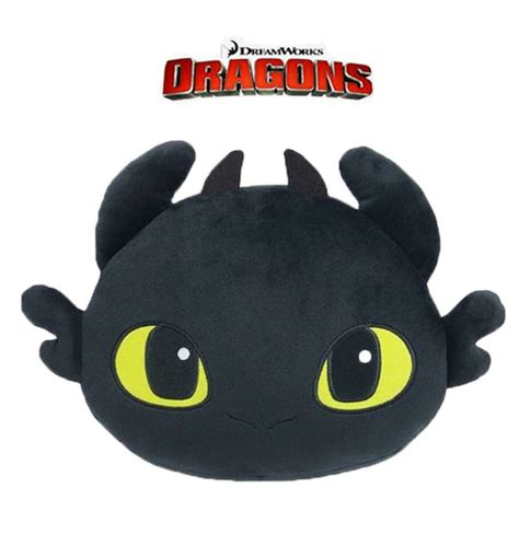 드래곤 길들이기 투슬리스 얼굴 낮잠 쿠션 35cm 인형 티몬