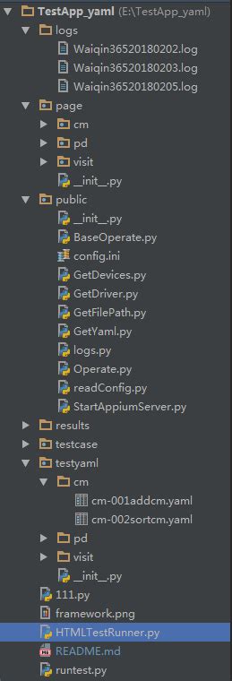 python appium yaml移动端自动化测试框架实现详解 python