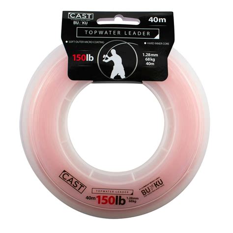 Cast Buku Topwater Leader Tackle World