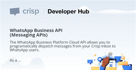 Whatsapp Business Api Messaging Apis