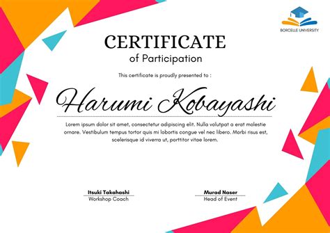 Modern Certificate Templates