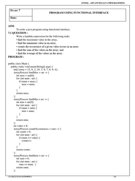 Sush Java 78 Pdf Anonymous Function String Computer Science