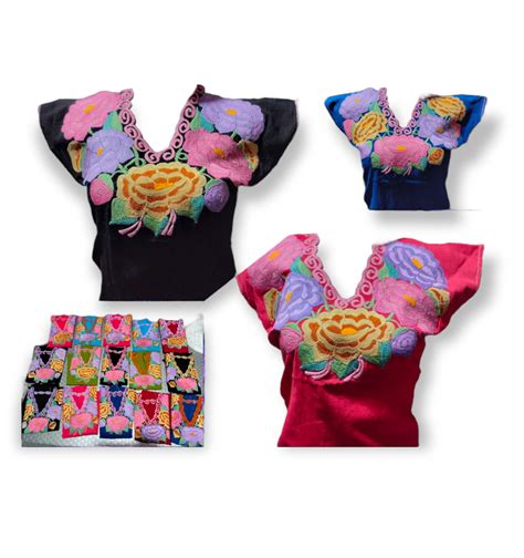 Blusa Rosa 5 Artesanías Kuxul De Chiapas