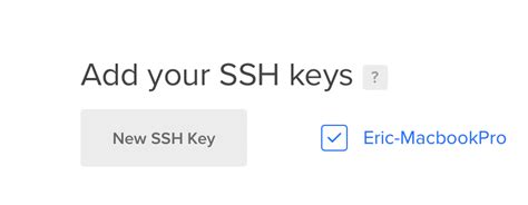 accessing digitalocean droplets via command line using ssh keys on osx