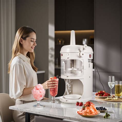 Vevor Commercial Shaved Ice Machine 220lbshr 250w Power