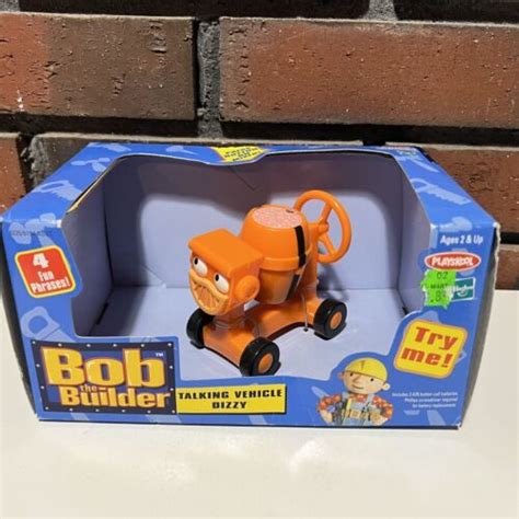 Bob The Builder Talking Vehicle Dizzy Hasbro Playskool Cement Mixer Phrases Action Figures