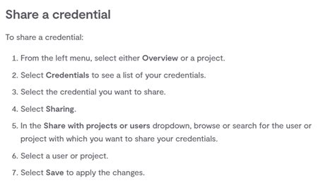 Cannot Share Credential Questions N8n Community