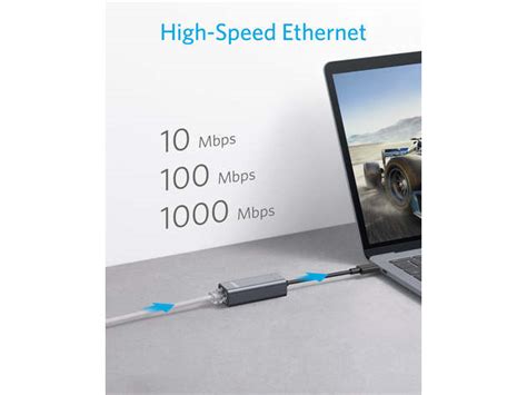 Anker USB C To Ethernet Adapter Gray Joyus