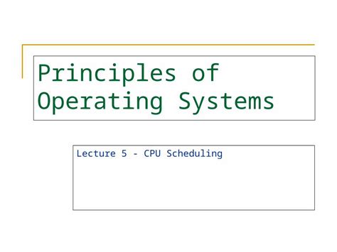 PPT Principles Of Operating Systems DOKUMEN TIPS
