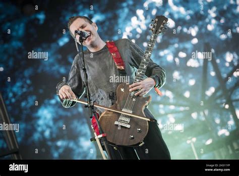 Jonsi Birgisson Of Sigur Ros Performs Live On Stage At Citadel Festival