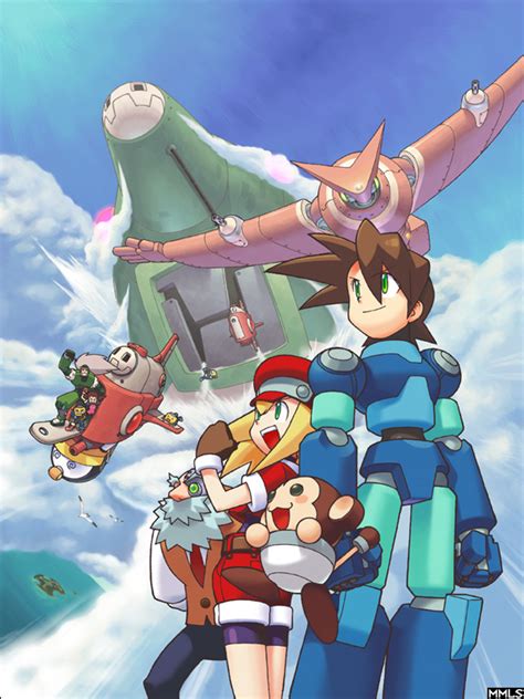 Mega Man Legends Official Artwork Gallery Mega Man Legends Station