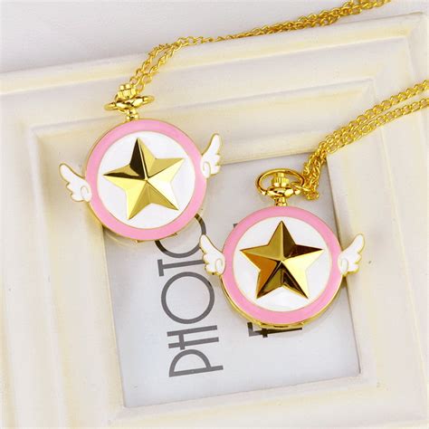 漫踪魔卡少女樱cos红色周边小樱牌学生动漫卡通怀表复古翻盖虎窝淘 漫踪魔卡少女樱cos红色周边小樱牌学生动漫卡通怀表复古翻盖虎窝淘