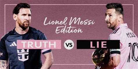 Truth Vs Lie Lionel Messi Edition Soccercardsca