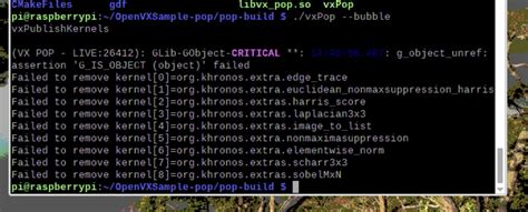 unable to run application · issue 3 · khronosgroup openvx samples · github
