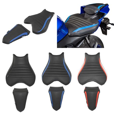 Motorcycle Front Driver Bench Rear Passenger Pillion Seat Cowl Saddle