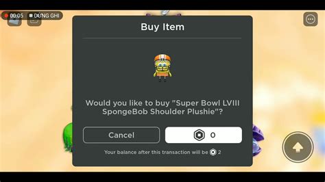 I Got The Spongebob Ugc Spongebob Simulator Roblox Youtube