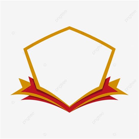 Premium Ribbon Crest Photo Frame Vector And Png