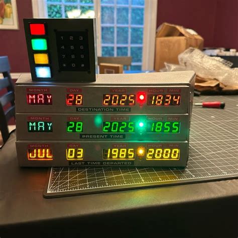 Back To The Future Time Circuits Etsy