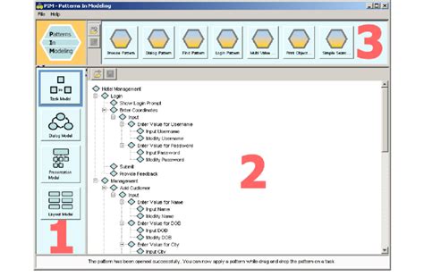 User Interface Of The Pim Patterns In Modeling Tool Download