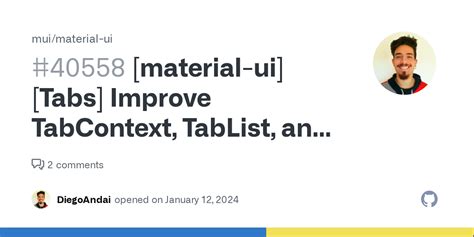 Material Ui Tabs Improve Tabcontext Tablist And Tabpanel