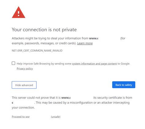 Browser Certificate Warnings · Issue 46 · Drk1wi Modlishka · Github