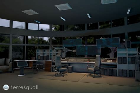 Sci Fi Office Pack 3d Model