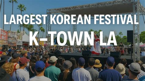 The Largest Korean Festival Koreatown Los Angeles Youtube