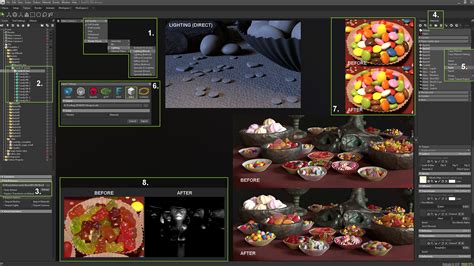 bake texture and render tasty 3d candy in toolbag marmoset toolbag