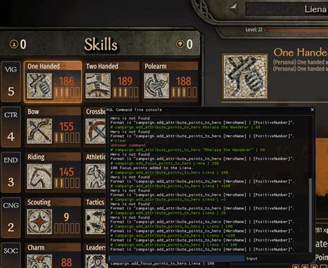 Console Commands Not Working Rbannerlord