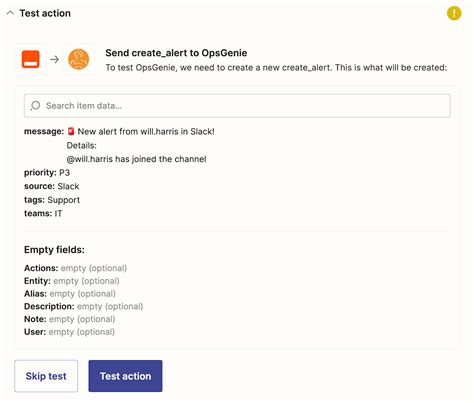 how to automatically create new opsgenie alerts zapier