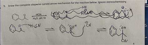 Solved Draw The Complete Stepwise Curved Arrow Mechanism For Chegg