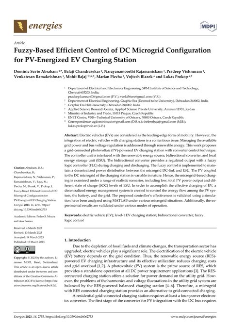 pdf fuzzy based efficient control of dc microgrid configuration for