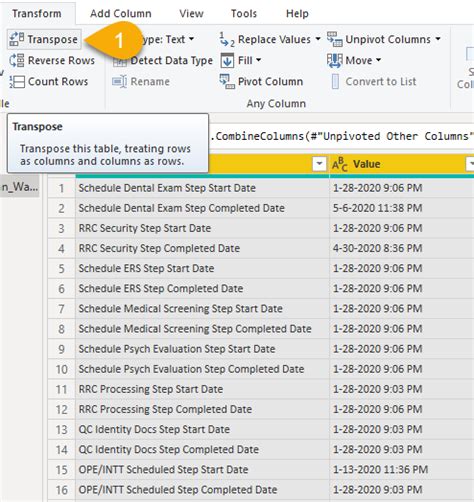 Pivot Transpose Data And Single Row Of Data Power Query Enterprise DNA Forum