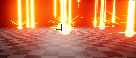 Collision Events Particles Generating Before Hitting The Ground