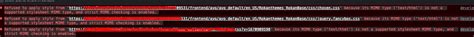 Magento2 Because Its Mime Type Texthtml Is Not A Supported