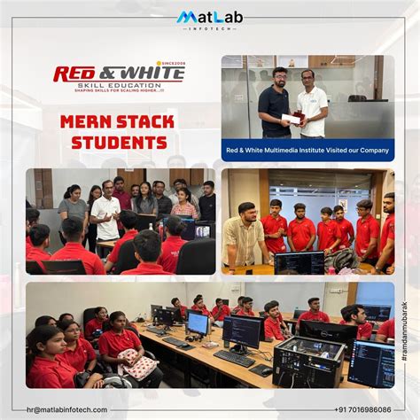 Matlabinfotech Redandwhiteinstitute Mernstack Techeducation