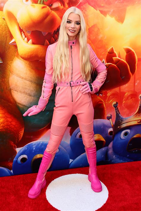 Anya Taylor Joy Just Wore An Incredible Princess Peach Costume By Dior