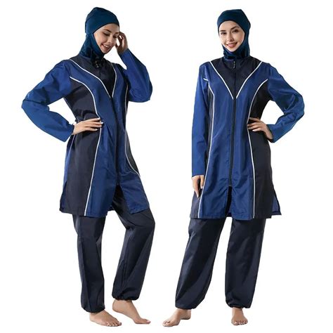 3pcs Muslim Women Swimwear Set Beachwear Burkini Bathing Suit Islamic