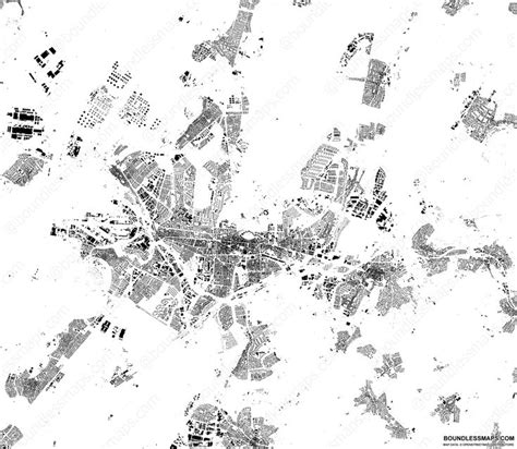 Karlsruhe Figure Ground Vector Map Boundless Maps Map Vector Figure Ground Karlsruhe