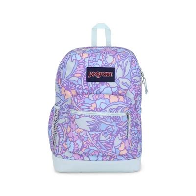 Jansport Cross Town Plus 17 Backpack Bow Party School Bookbag For
