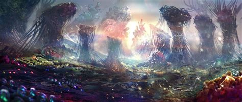 Artstation Alien Planet Concept